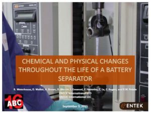 Chemical and Physical Changes Throughout the Life of a Battery ...